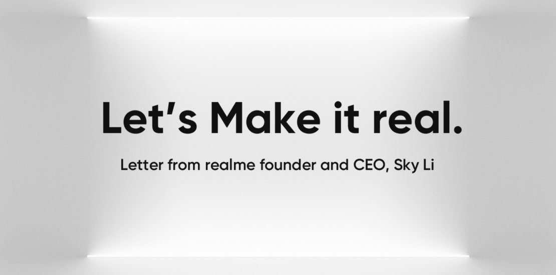 Surat Terbuka Sky Li, Founder dan CEO realme: Let’s Make it real – Trijaya FM Palembang